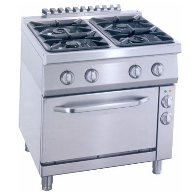 GAS RANGE WITH 4-BURNERS & OVEN – Dec Kitchen